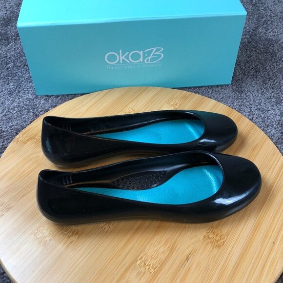 Oka-B | Shoes | Okab Taylor Ballet Flats Massaging Flat Shoes Black ...